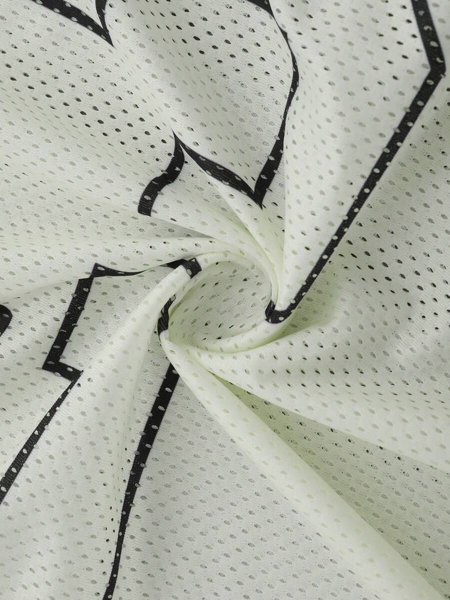 Manfinity Sporsity Men's Sports Academy INS Basketball Jersey Mesh ...