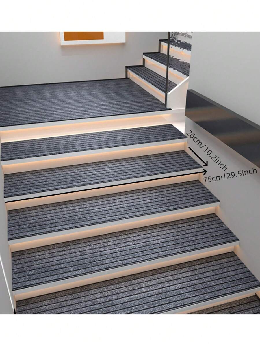 6pcs Anti-Mold, Anti-Humidity, Non-Slip Stair Treads, Wear-Resistant ...