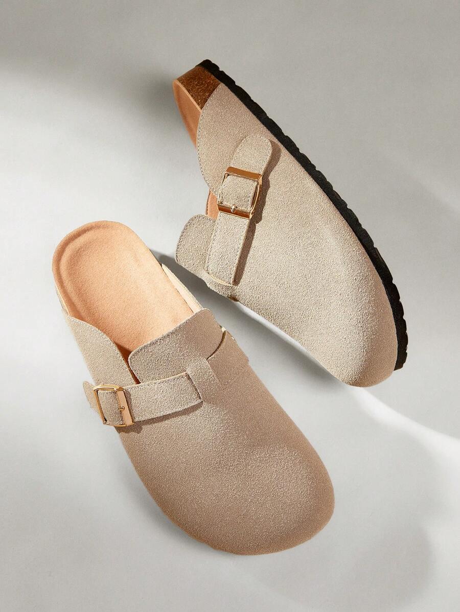 Solecia Women's Simple Metal Decor Flat Casual Loafers Spring Shoes ...