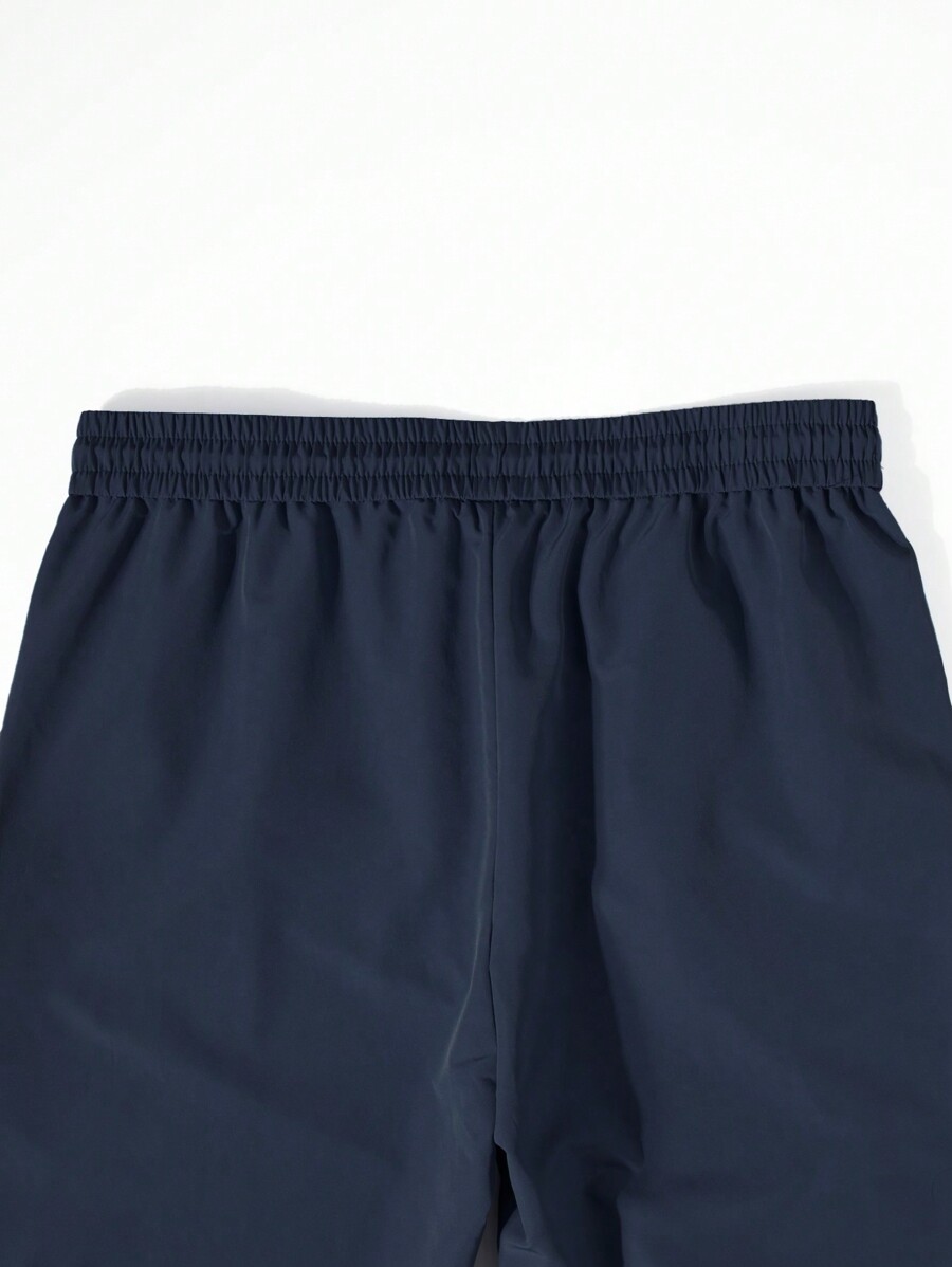 Manfinity Hypemode Men Loose Embroidery Star Pattern Contrast Piping ...