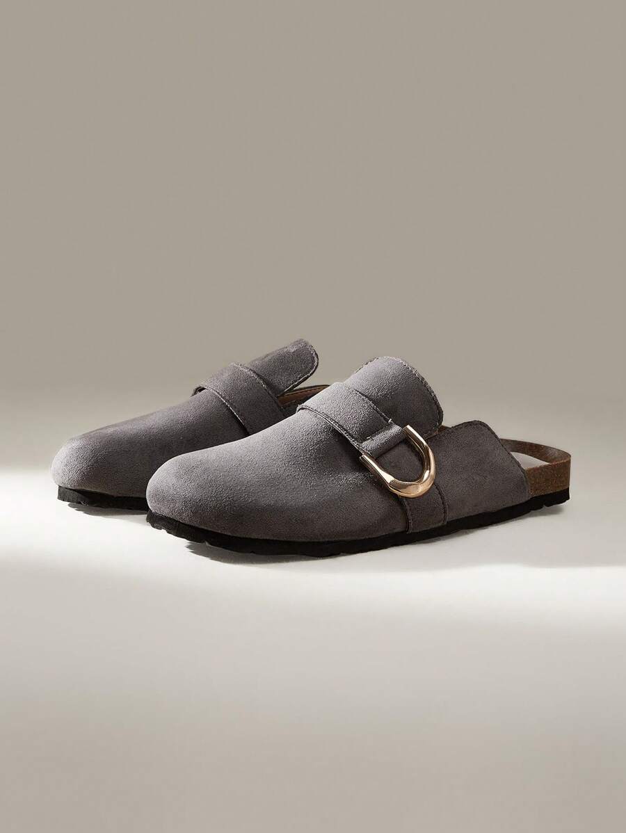 Solecia Sabots à bout rond avec semelle en liège et sangle ajustable ...