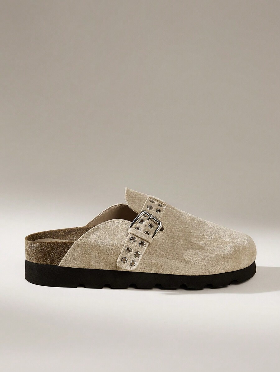 Solecia Retro Thick-Sole Mule Sandals For Women, New Platform Backless ...