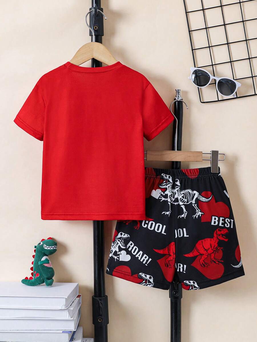 SHEIN Conjunto Casual de Camiseta de Manga Curta Gola Careca e Shorts ...