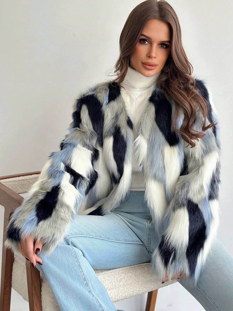 Firerie Women Fluffy Coats | SHEIN USA