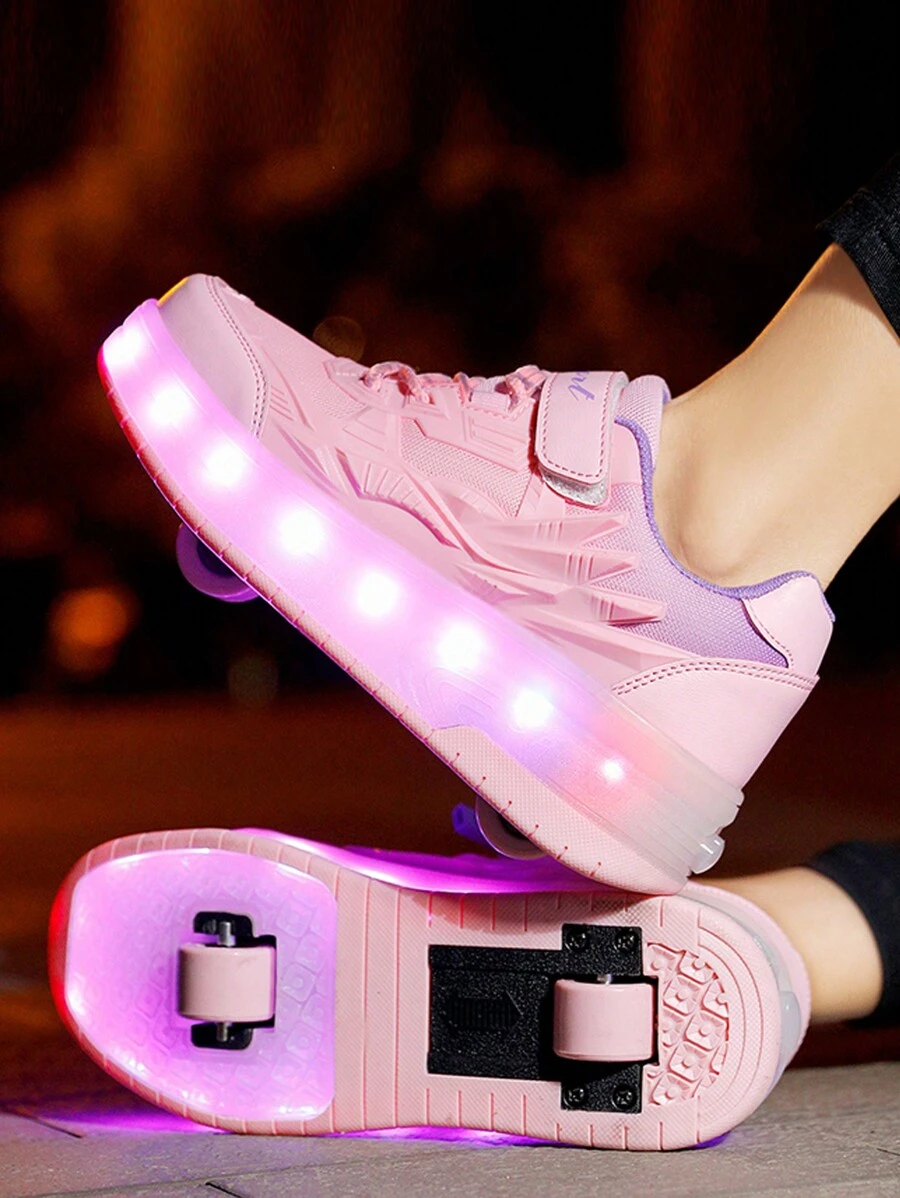 Zapatos con ruedas recargables con LED para niños, para primavera y ...