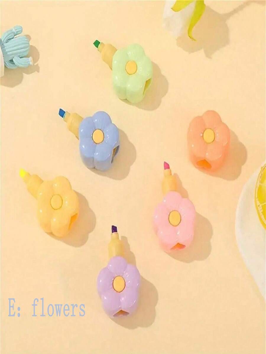 Cute Cartoon Shaped Building Up Block Highlighter | SHEIN Singapore