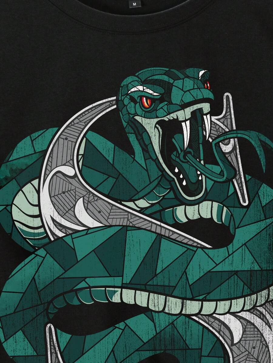 HARRY POTTER X SHEIN Men's 2025 New Year's Snake Courtyard Cool T ...