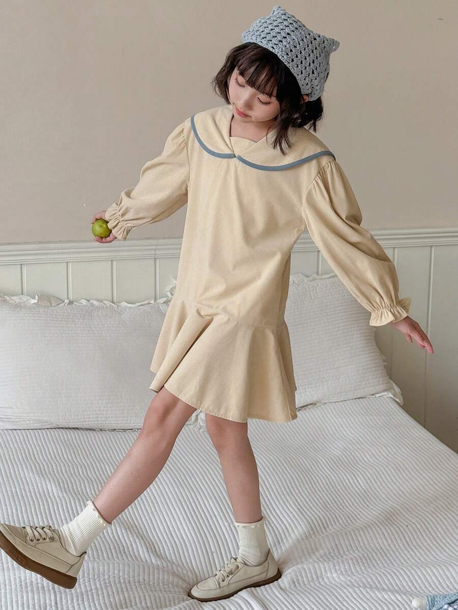 DAZY Vestido de niña preadolescente de otoño | Moda de Mujer | SHEIN ...