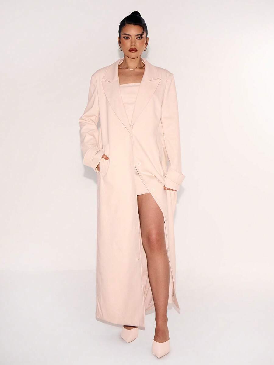 MUSERA Brushed Bandeau Mini Dress Old Money | SHEIN USA