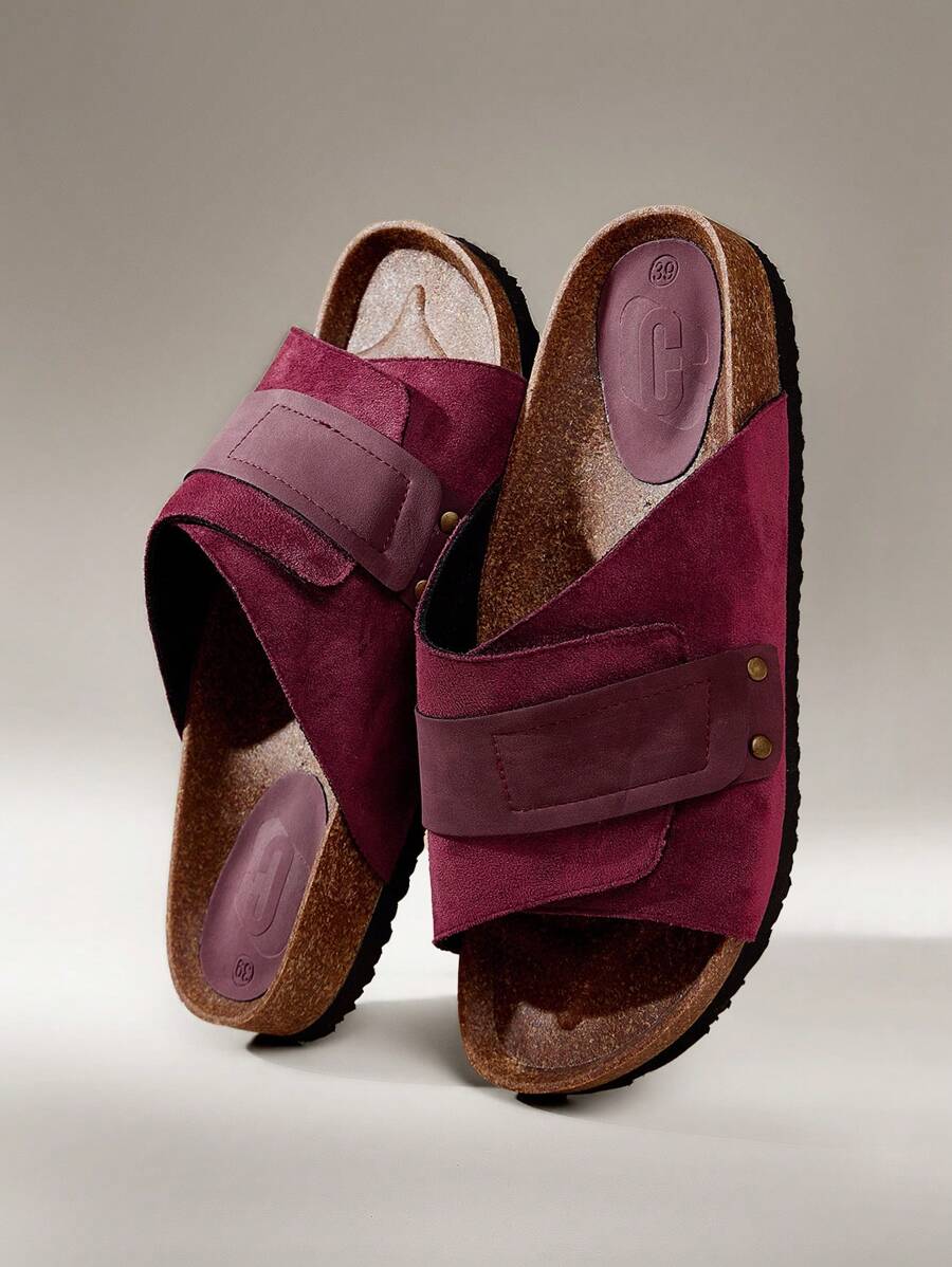 Solecia Women's Spring/Autumn New Thick Sole Slip-On Mules Valentine ...