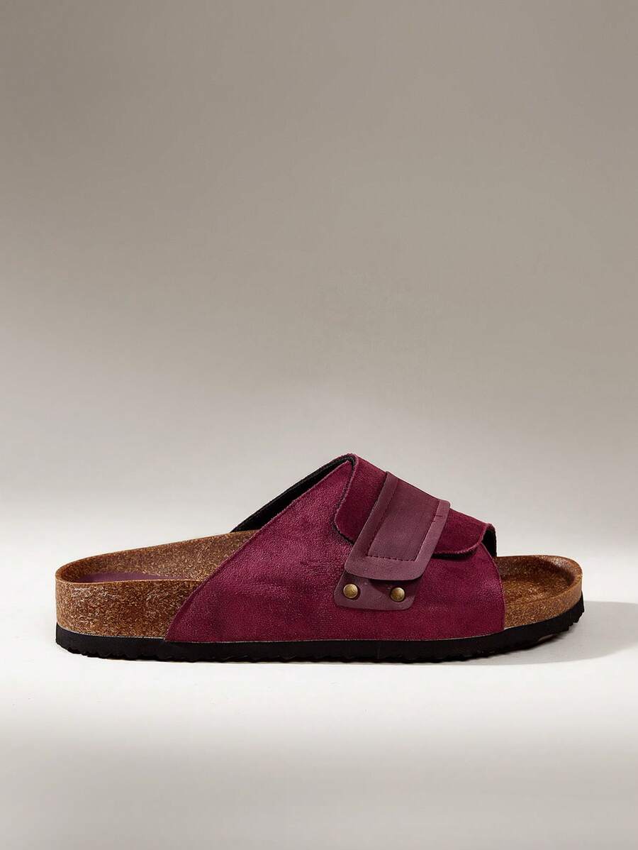 Solecia Women's Spring/Autumn New Thick Sole Slip-On Mules Valentine ...