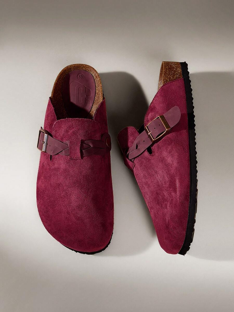 Solecia Women's New Thick Sole Slip-On Mules Backless Shoes, Spring ...