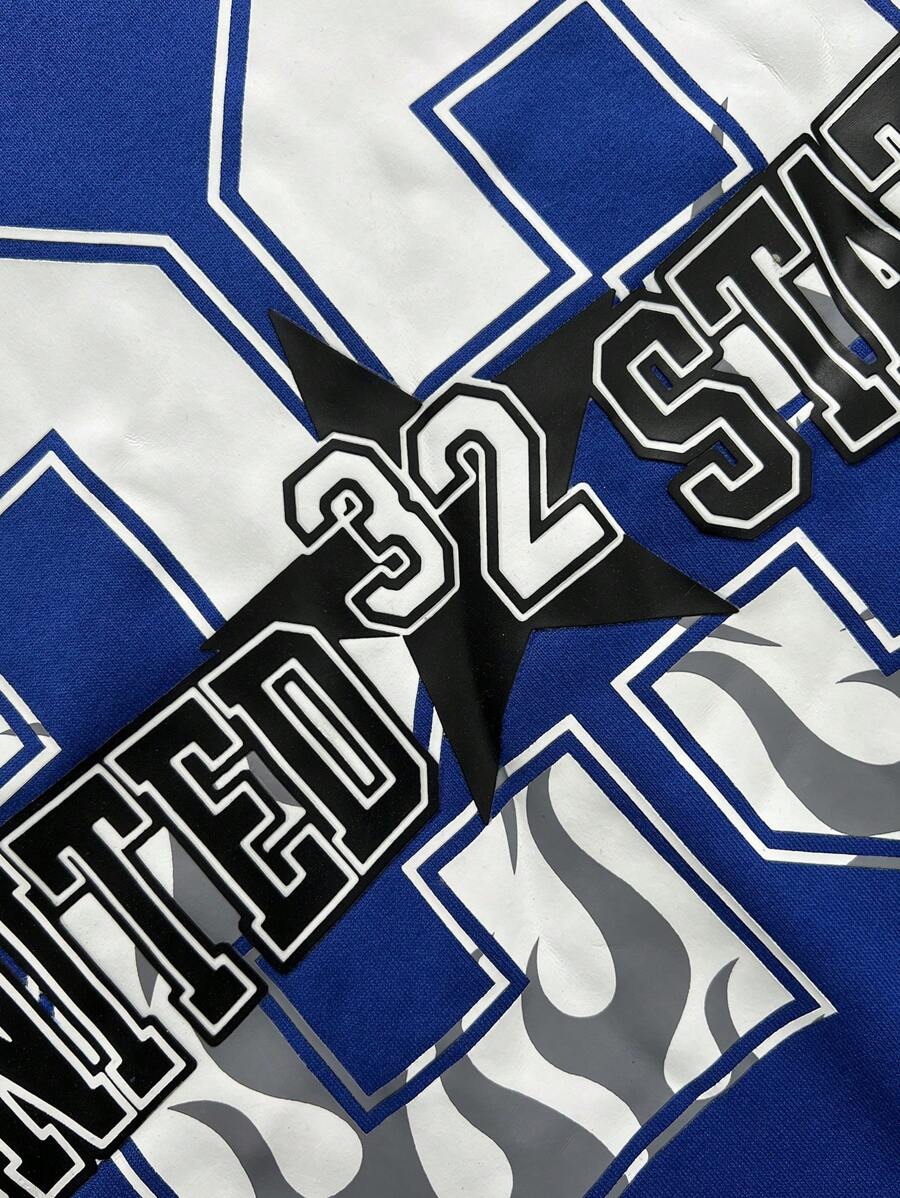 SHEIN ティーンボーイズルーズフィット文字グラフィック パーカーとスウェットパンツの2点セット | #SHEIN冬の感謝祭