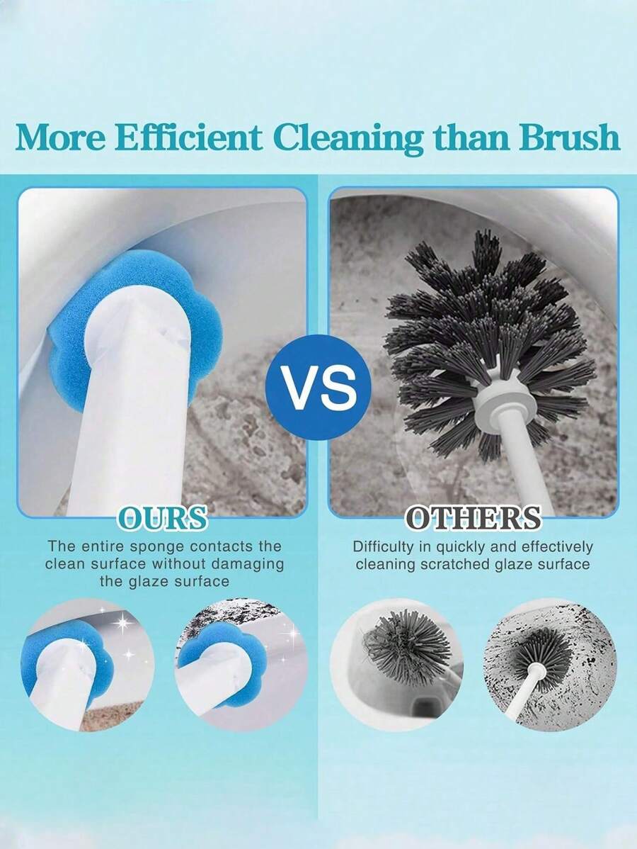 Disposable Toilet Cleaning System Kit, Storage Caddy And 12 ...