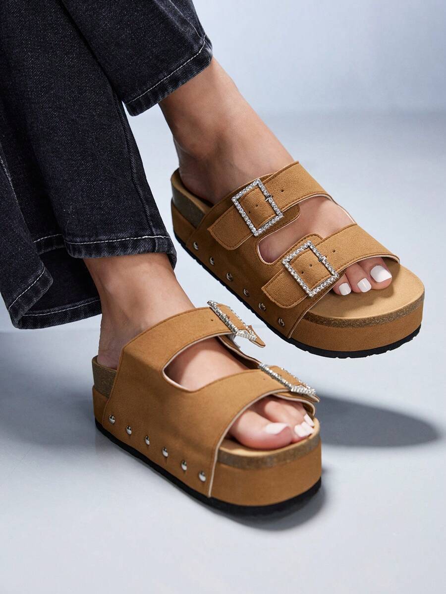 Solecia New Vintage Women's Platform Wedge Sandals, Thick Soft Cork ...