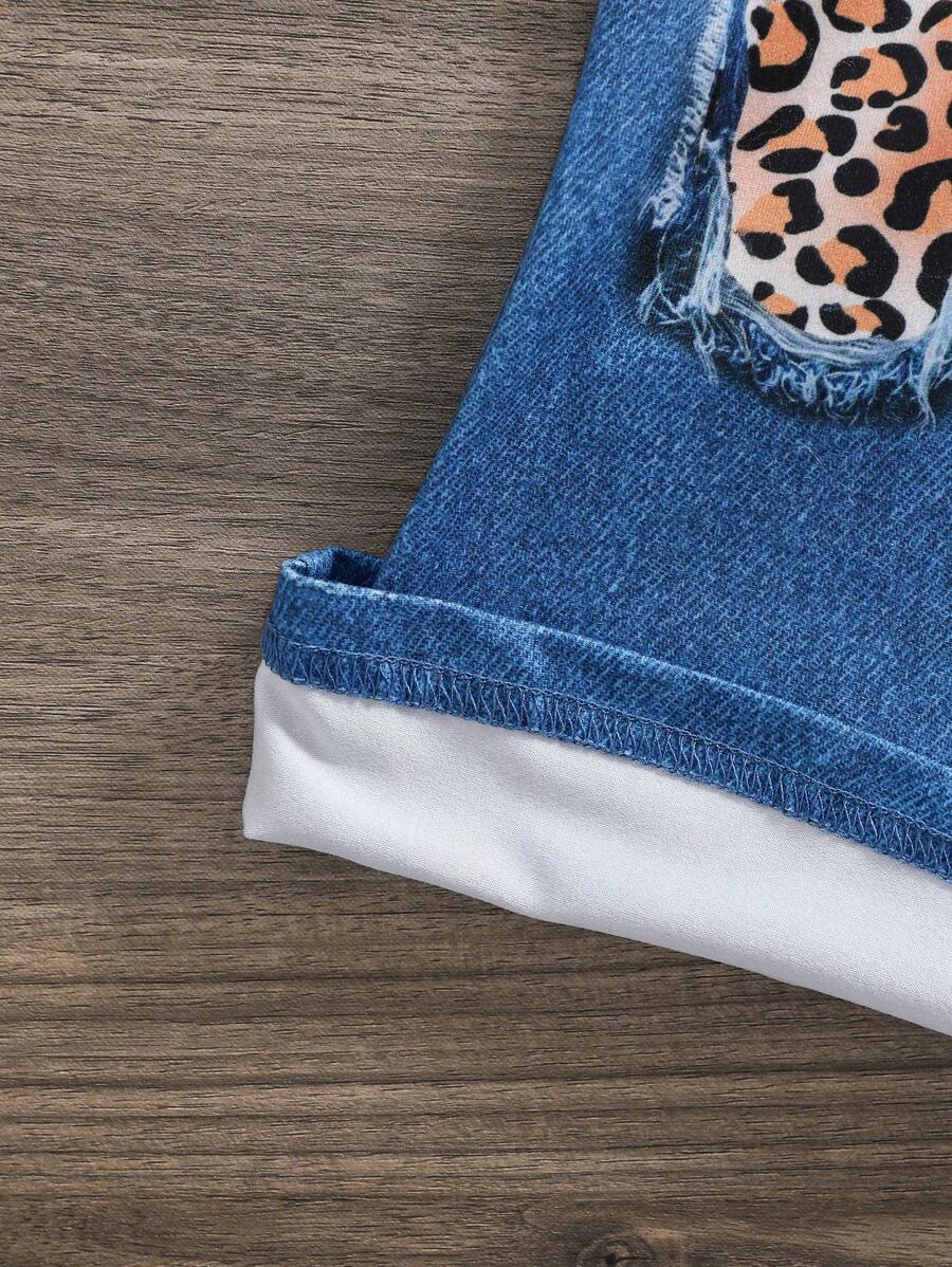 SHEIN Conjunto de 2 peças para meninas pré-adolescentes, composto por ...