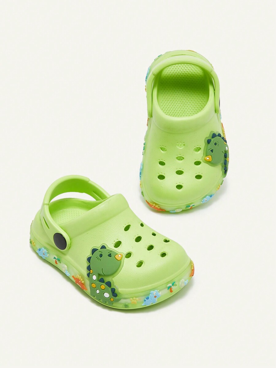 Cozy Pixies Toddler Boys' Comfortable Fashion Green Dinosaur Cartoon Cute Lightweight Breathable ...