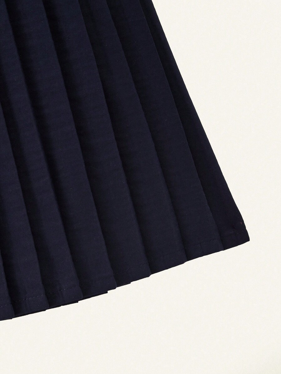 SHEIN 1pc Tween Girls Preppy Style Sophisticated School Emblem Jumper ...