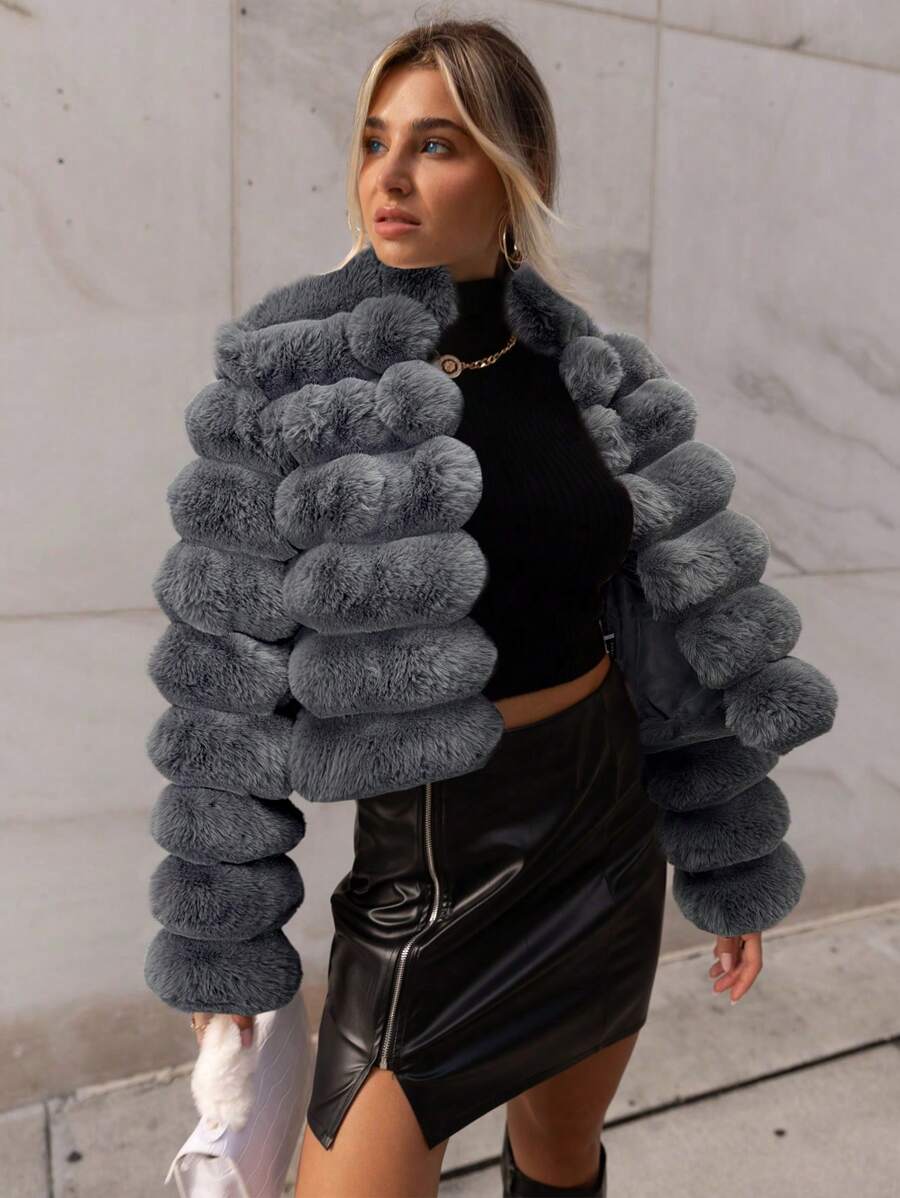 Firerie Women Fluffy Coats | SHEIN USA