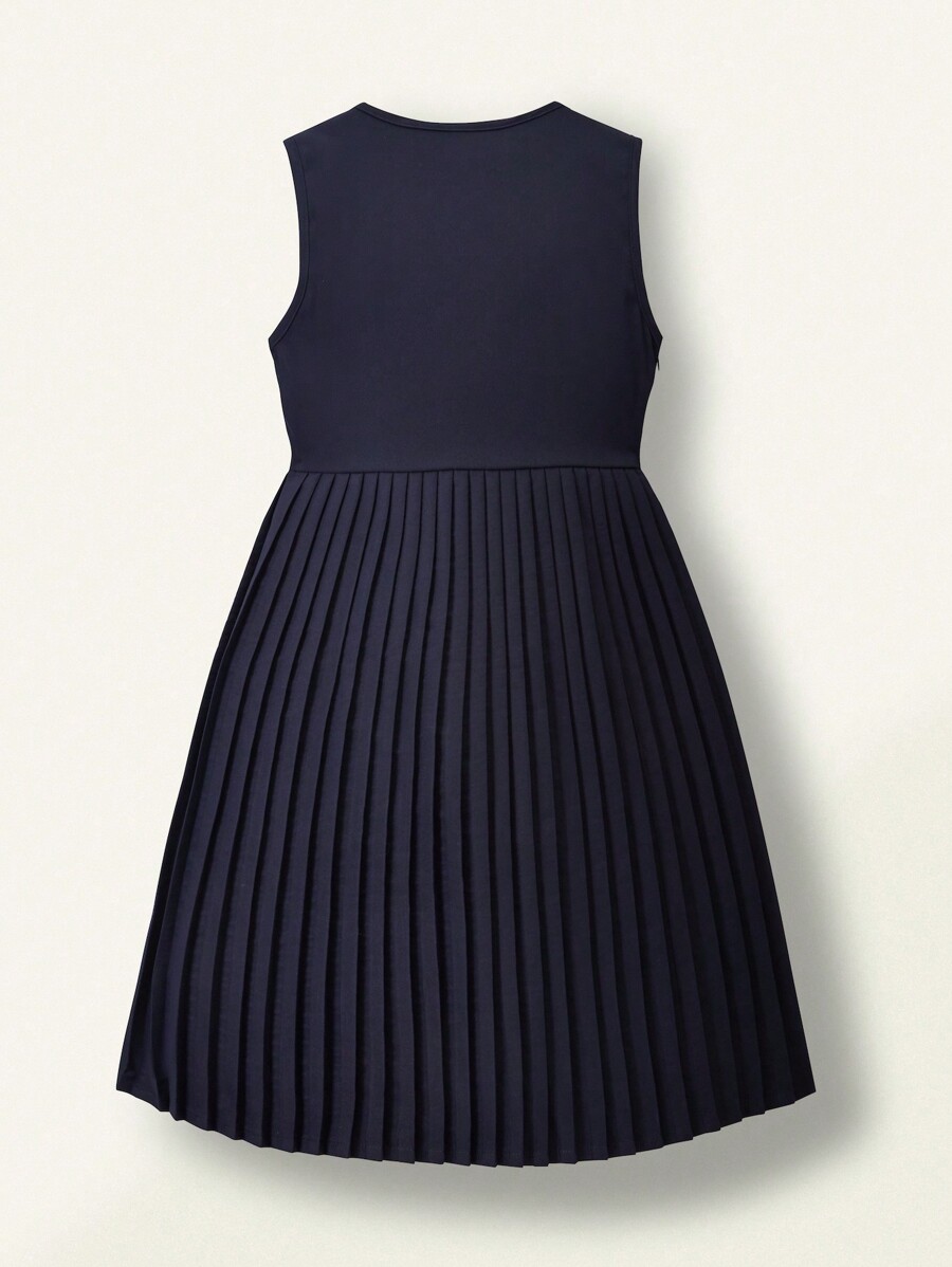 SHEIN 1pc Tween Girls Preppy Style Sophisticated School Emblem Jumper ...