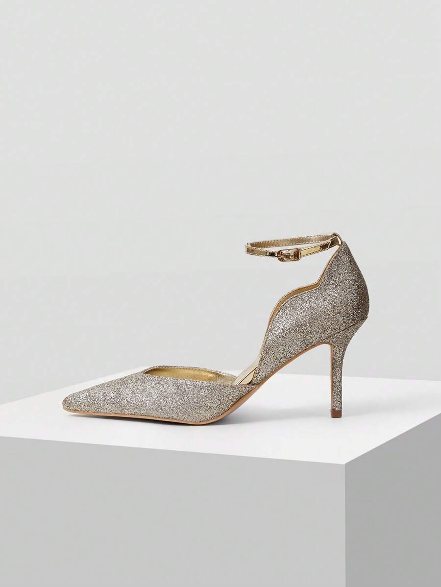 MOTF PREMIUM 2024 NEW ANKLE STRAP POINT TOE HIGH HEEL VERSATILE PUMPS ...