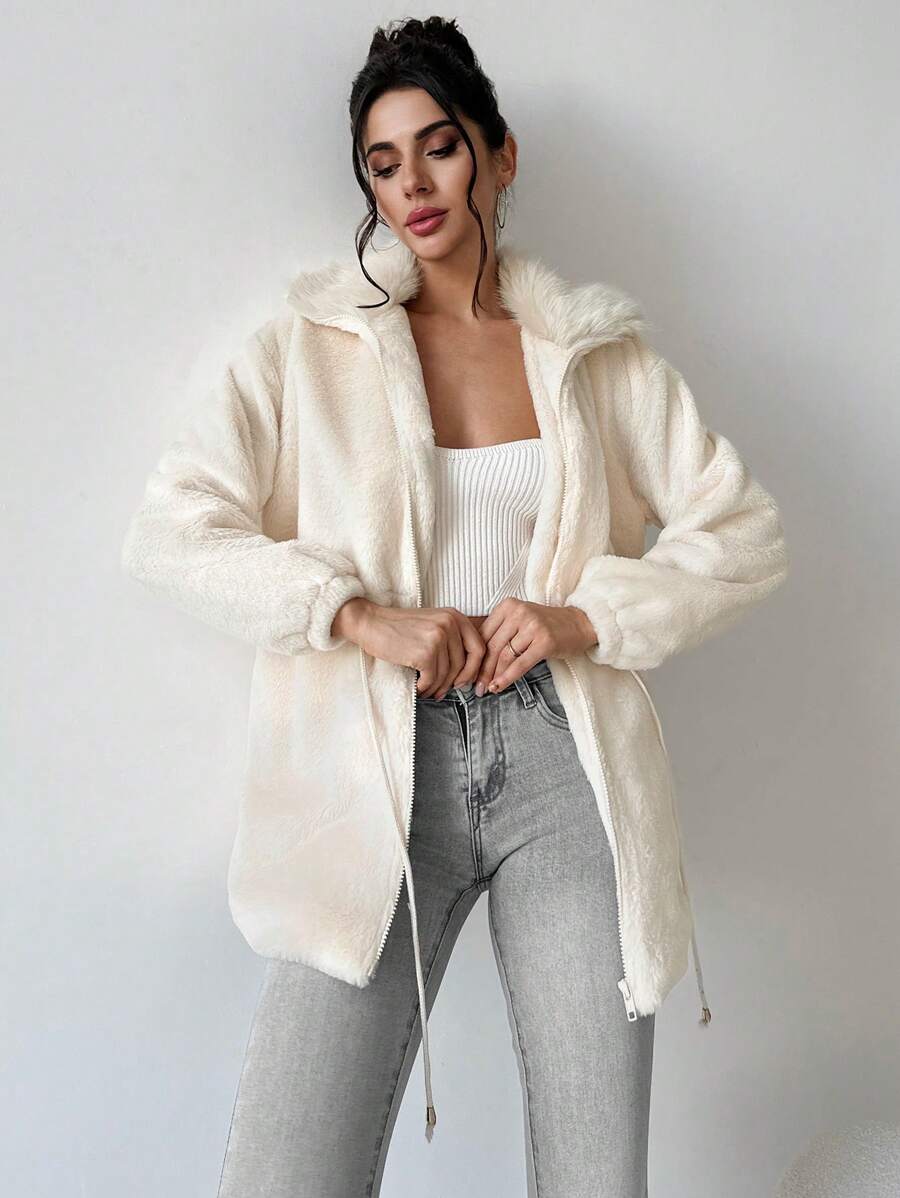 Firerie Casacos felpudos femininos | SHEIN PT