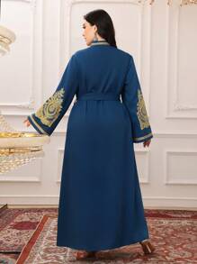 Al Najma Plus Size Women Turkish Style & Arabic Traditional Long Dress ...