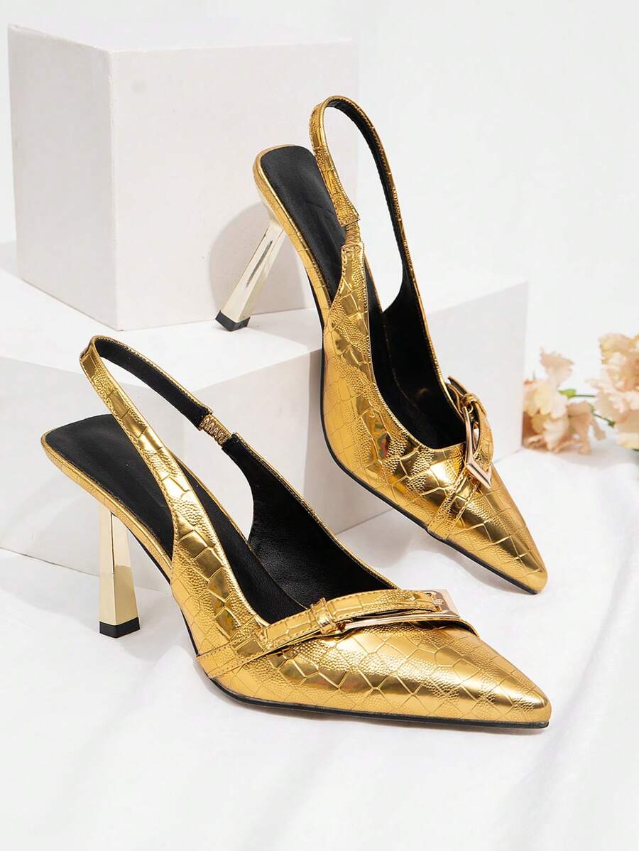 CUCCOO TILAWA Women Bowknot Decor High Heel Pumps For Office, Wine Red ...