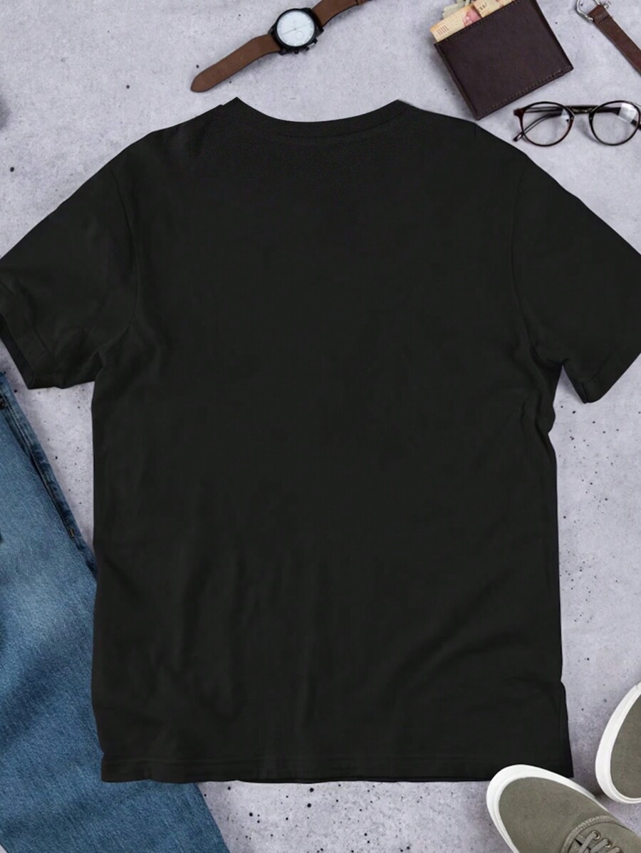 SHEIN EZwear Graphic "I Eat Cement" Funny Cat Meme Print Standard Size ...