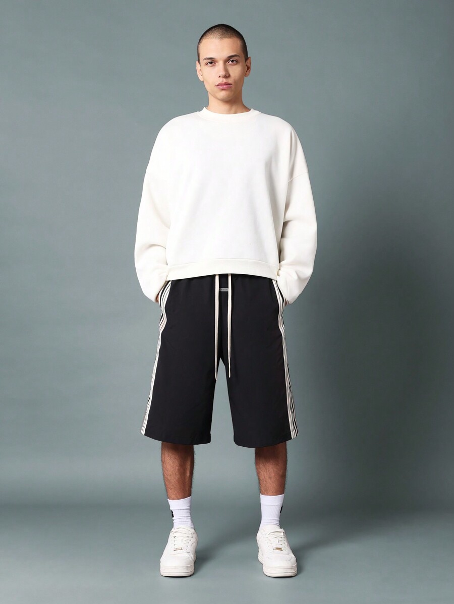 SUMWON Jorts (pantaloncini di jeans) in nylon con vestibilità regular ...