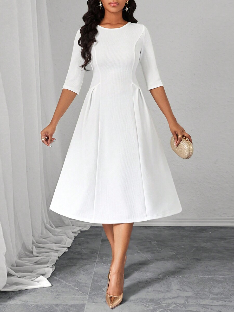 SHEIN Lady Spring, Summer, Autumn And Winter Elegant Office Party New ...