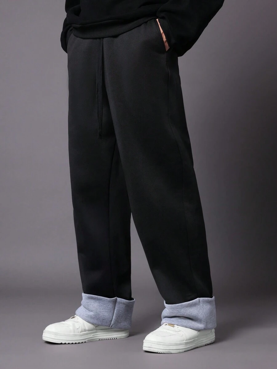 SUMWON Pantalon de jogging avec ourlet relevé, coupe skateur | Mode en ...