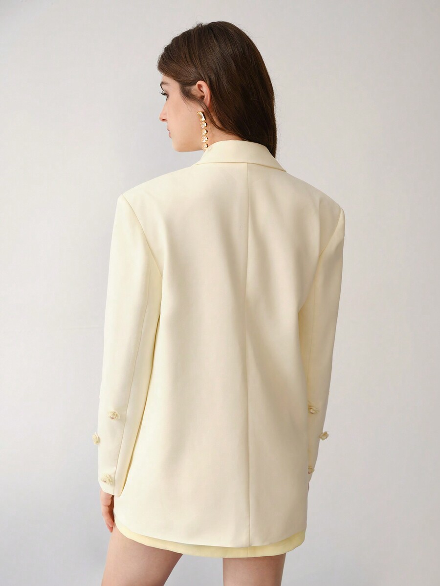 MOTF PREMIUM SEQUIN FLORAL PATCHED STRAIGHT BLAZER, RELAXED FIT BLAZER ...