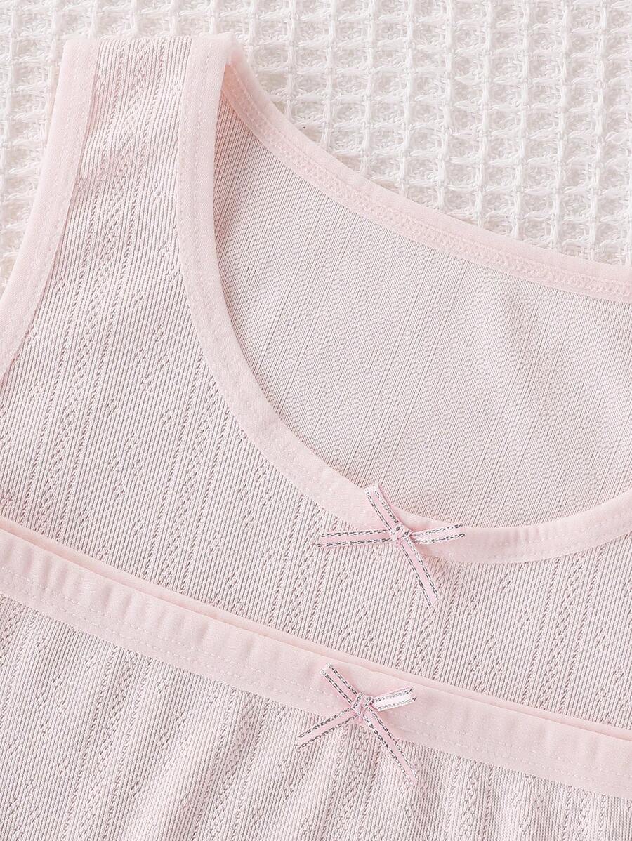 SHEIN 3 Peças/Conjunto Conjunto de Roupa Íntima com Regata e Calcinha ...