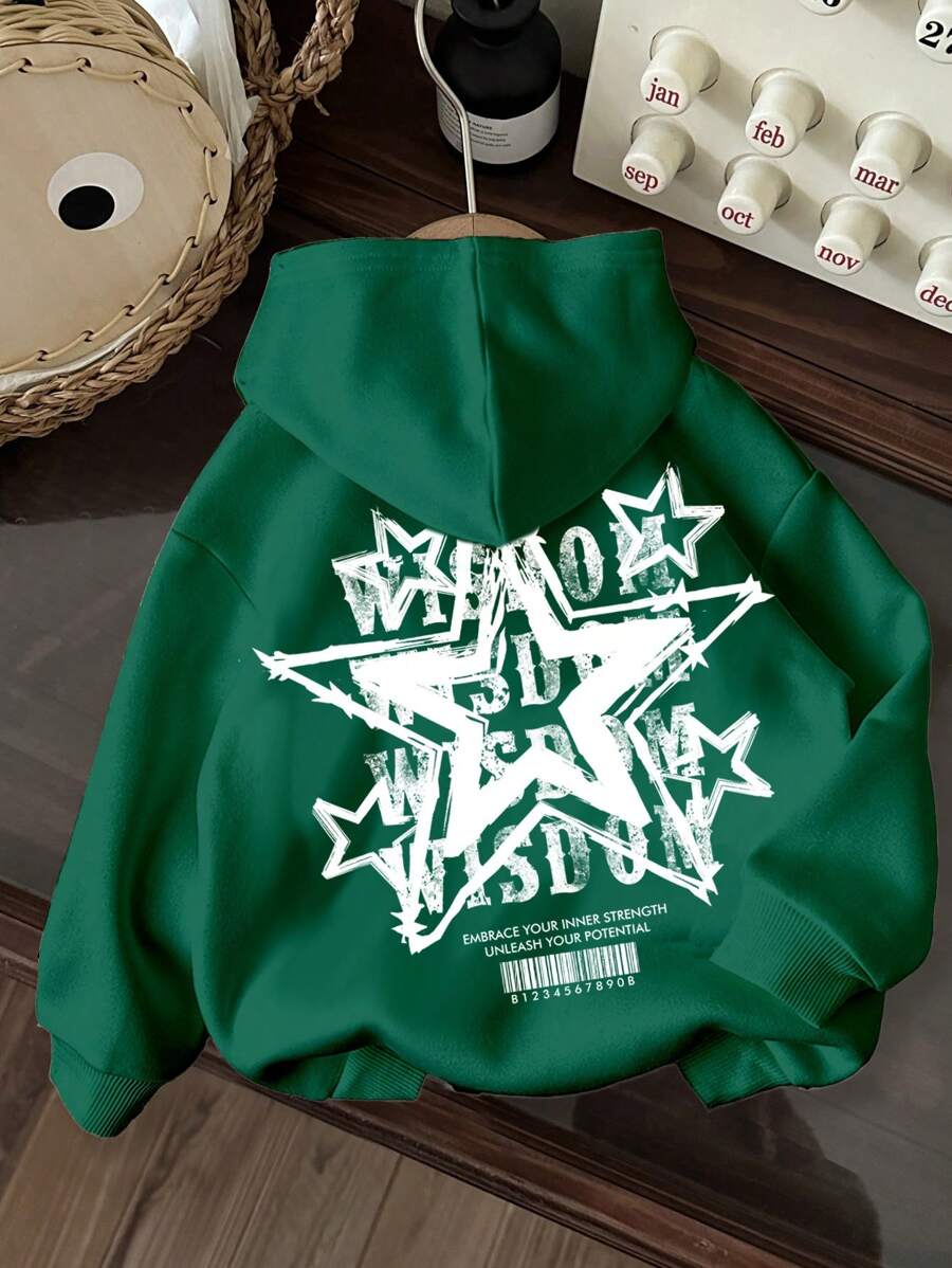 SHEIN Moletom com capuz de malha macia para bebê menino, grosso e ...