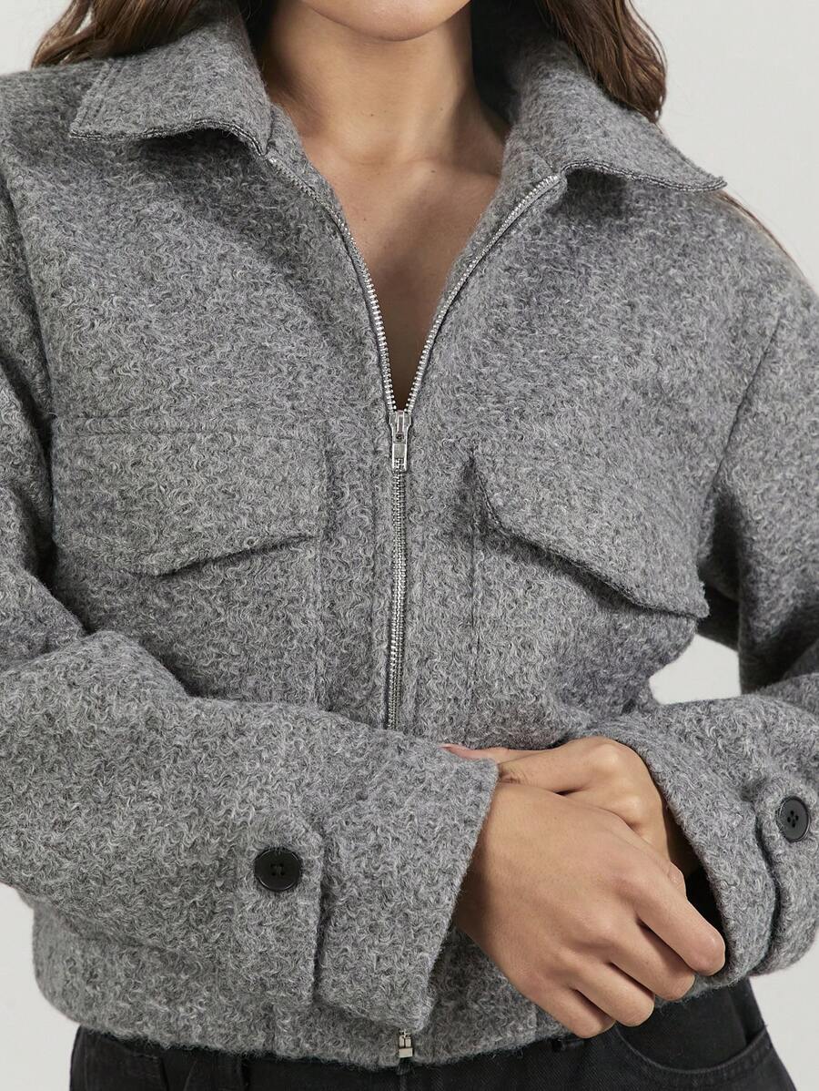 Glamine Women's Winter Warm Jacket, Pocket Jacket | SHEIN USA