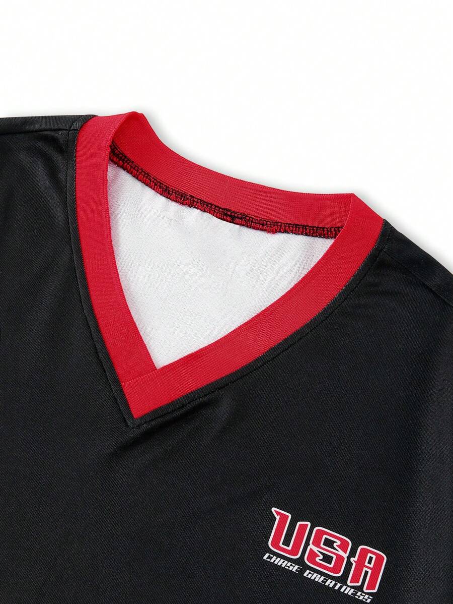 Manfinity EMRG Ensemble t-shirt à manches courtes et pantalon ...