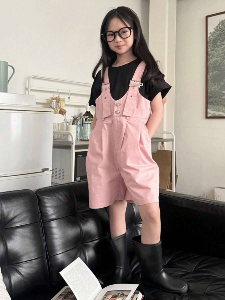 DAZY Tween Girl Jumpsuit, herfstcollectie | SHEIN Nederland