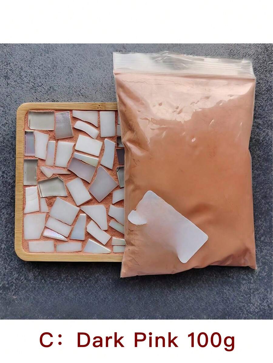 SHEIN Mosaic Special Material Grout Powder Handmade White/Colorful ...