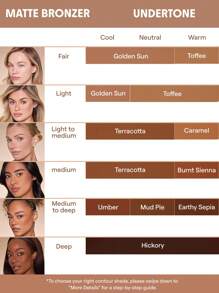 SHEGLAM Sun Beam Matte Liquid Bronzer-Caramel Bronzer Liquid Non-Greasy ...