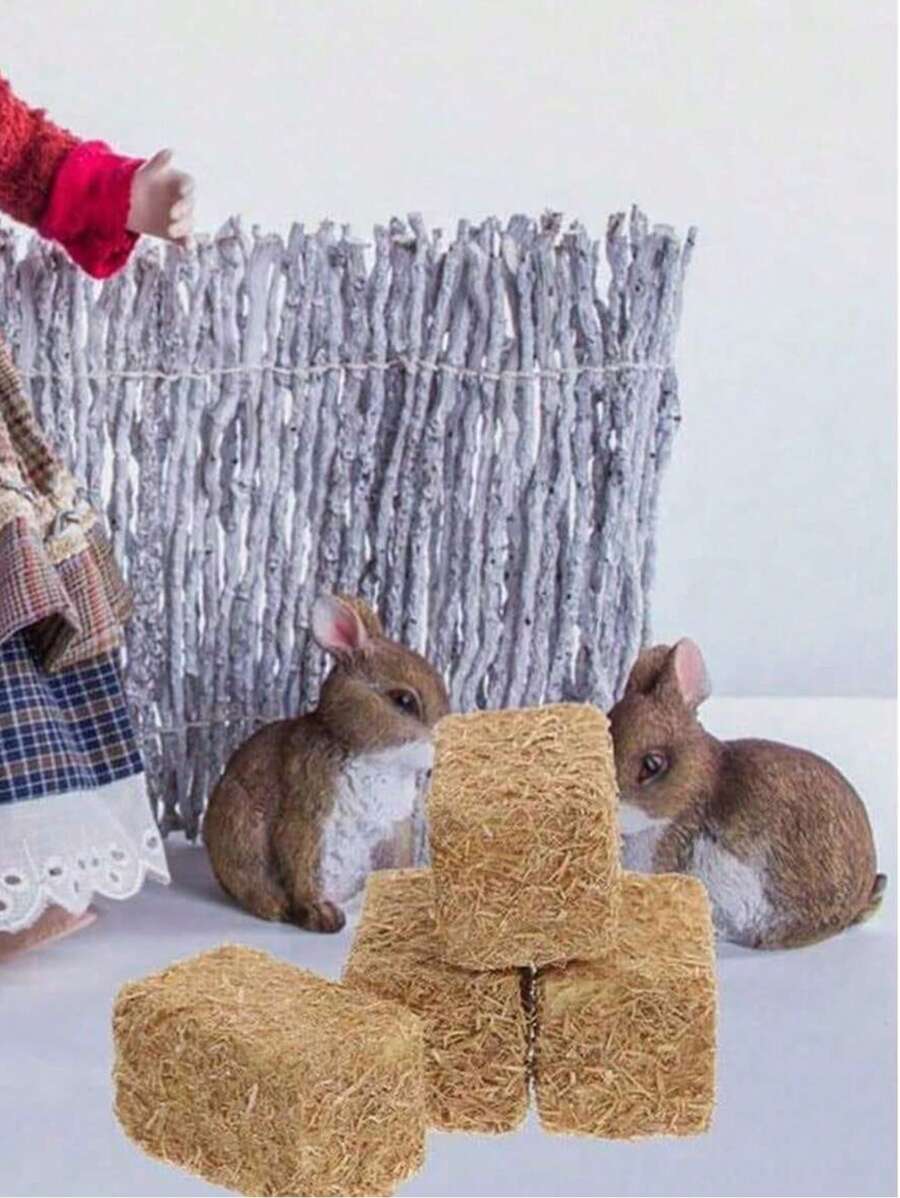 4/8pcs Mini Bales Square: 8pcs Small Decorative Bales Miniature ...