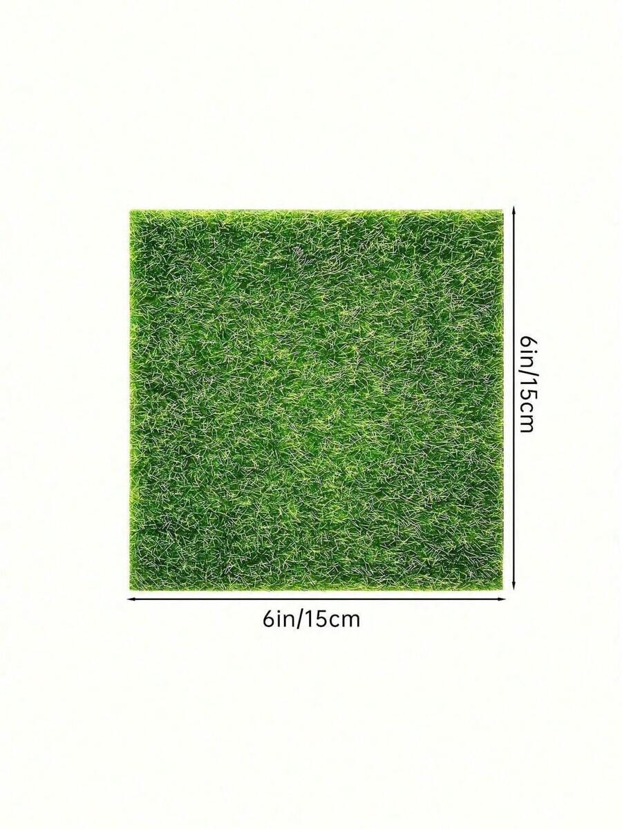 Decoration House Miniature Artificial Garden Grass 15cm*15cm Mini ...