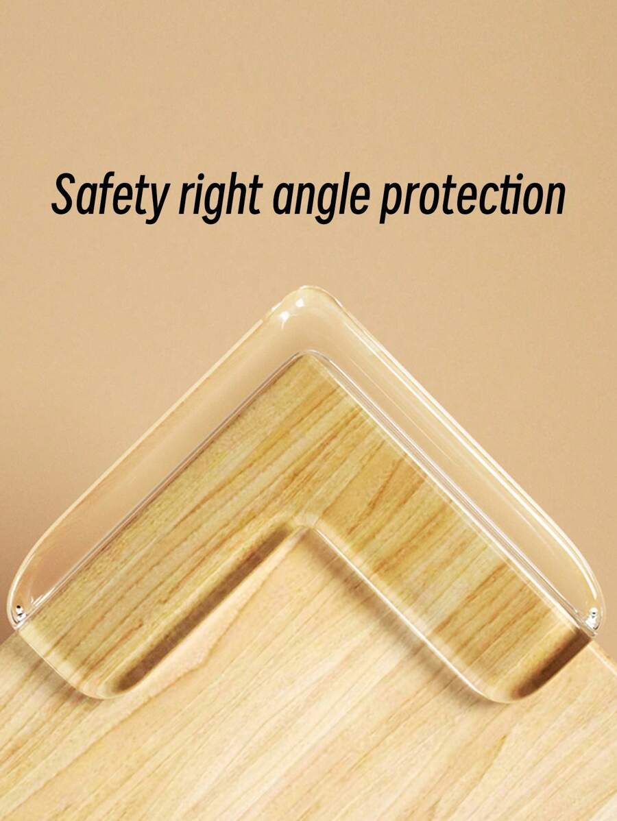 8/12Pcs Clear Plastic Furniture Edge Safety Corners, Soft Impact ...