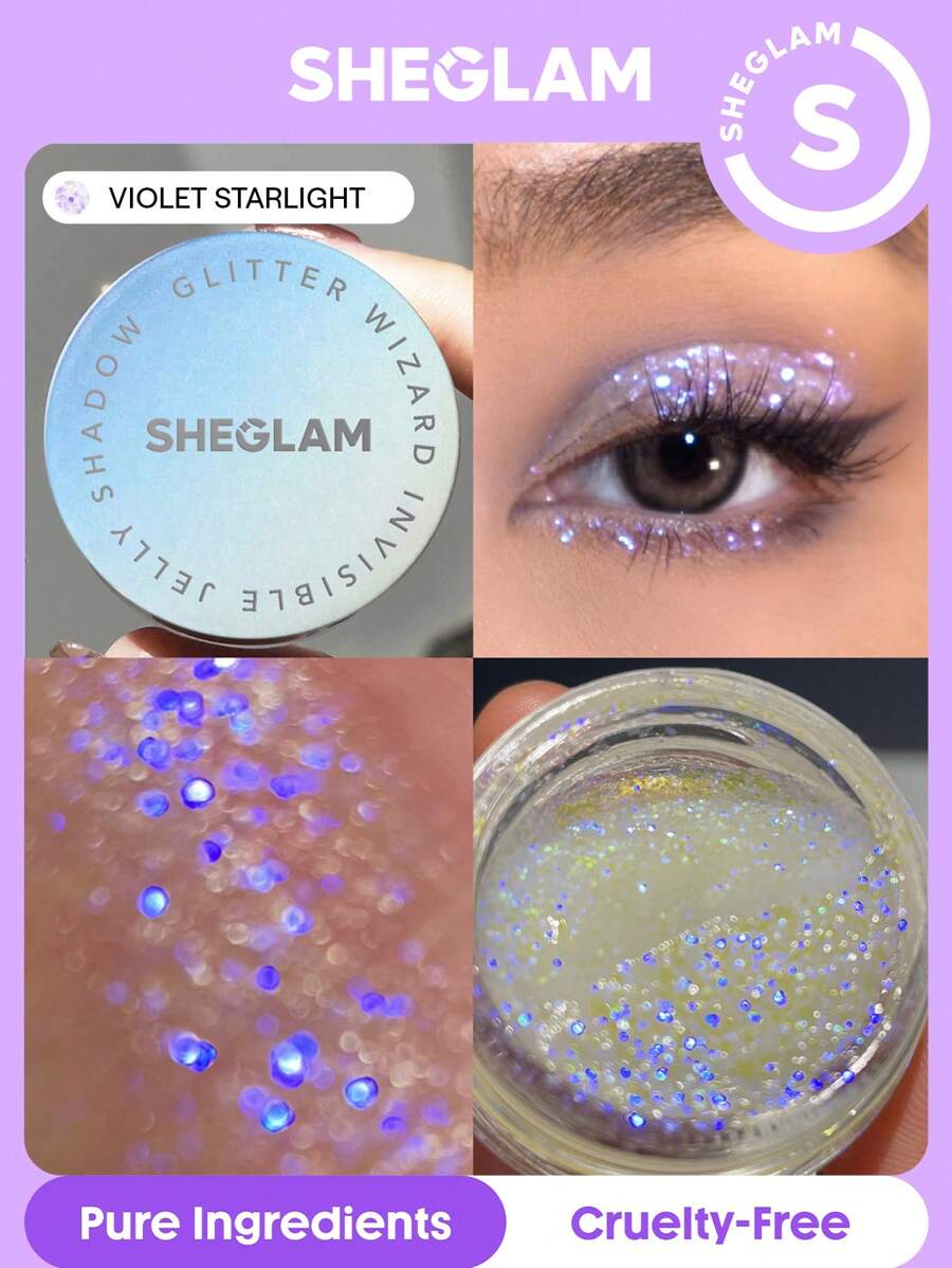 SHEGLAM Glitter Wizard Invisible Jelly Shadow Valentine's Day Decor ...