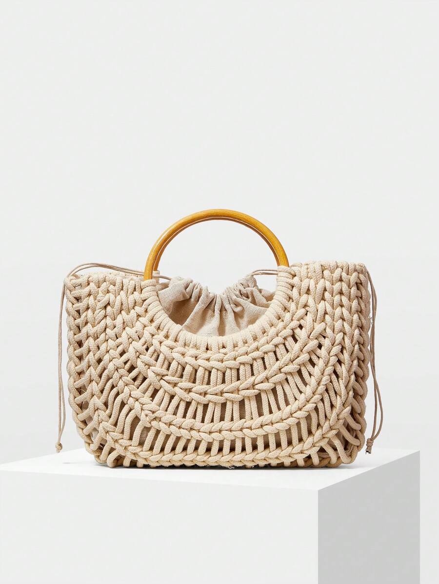 MOTF PREMIUM FASHION VACATION WOVEN TOTE BAG | SHEIN USA