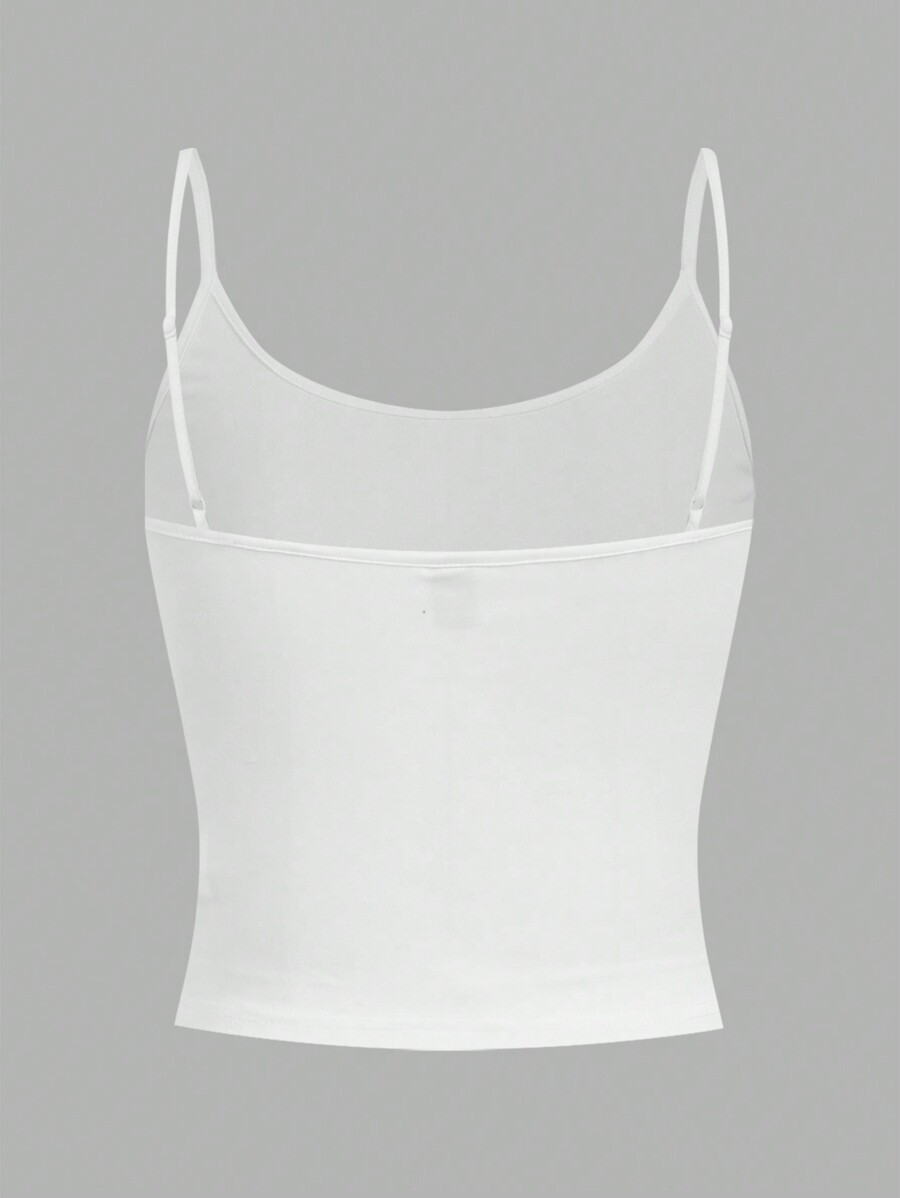 SHEIN EZwear Canotta a righe in maglia multicolore casual e versatile ...