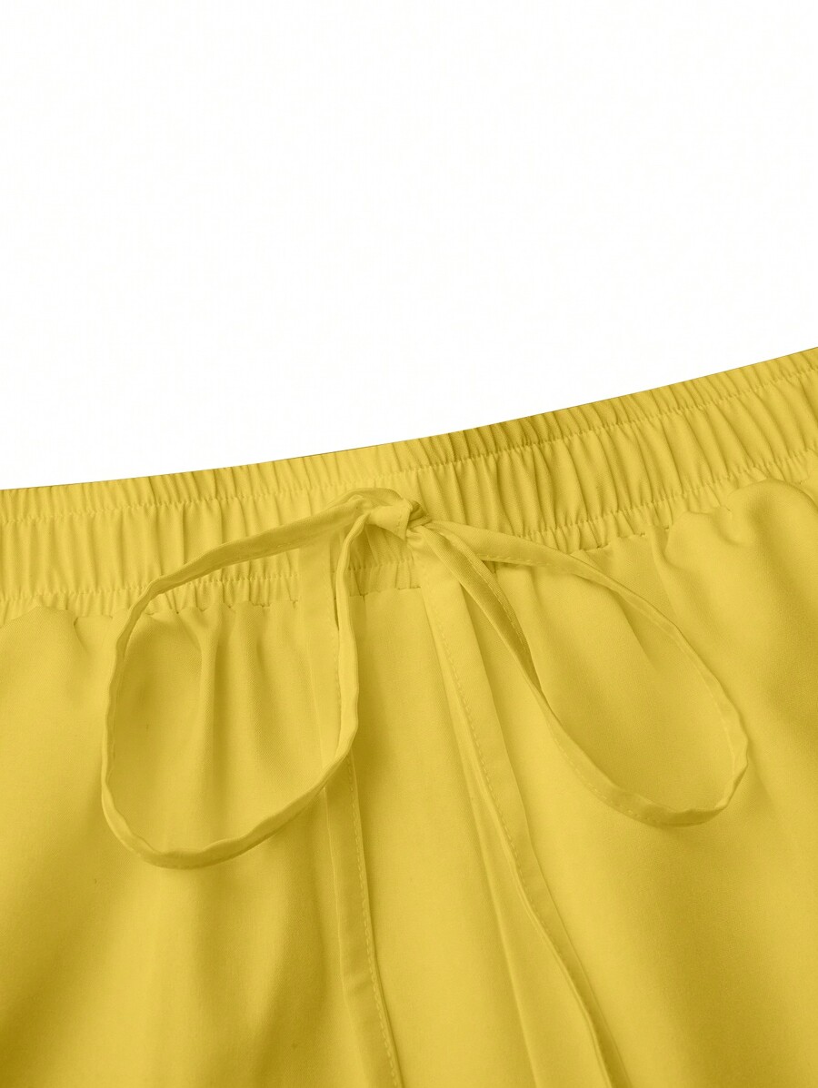 PopScrub Cute Cartoon Bee Prosperity Print V-Neck Short Sleeve Pocket ...