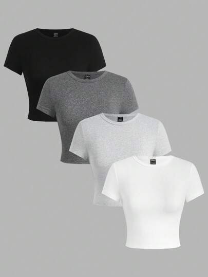 Women's Cropped Tees | Cropped Tops | SHEIN USA