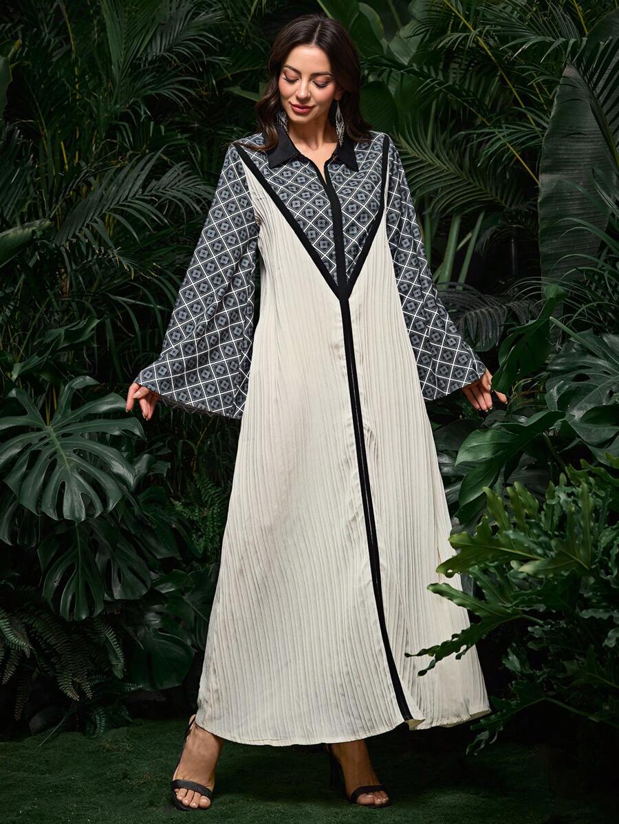 SHEIN Najma 2025 Spring New Arrival Elegant Long Dress, Minimalist ...