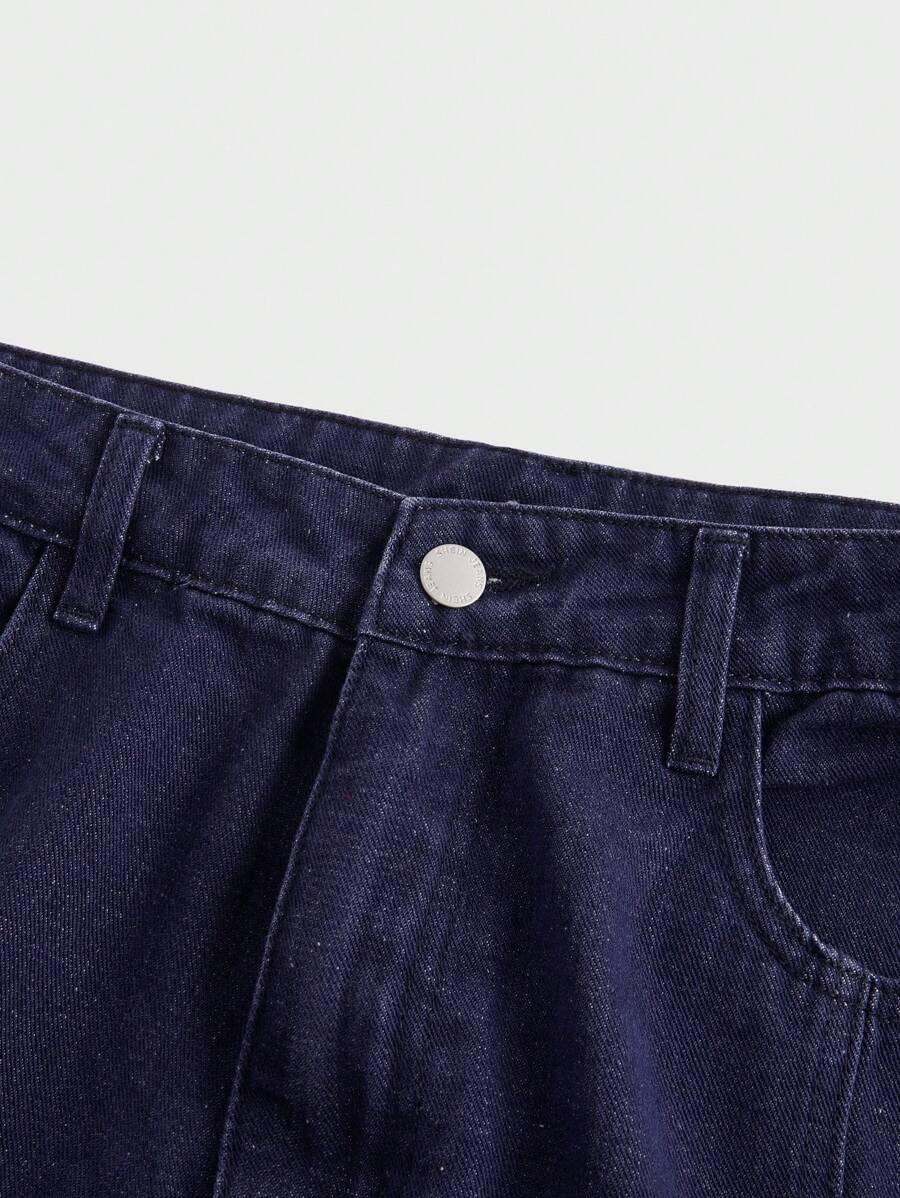 Manfinity Hypemode Men's Regular Mid-Rise Loose Relaxed Fit Patchwork ...